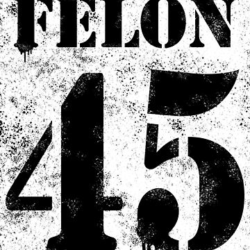 "Donald Trump Convicted, FELON 45 Streetwear " Sticker for Sale by ...