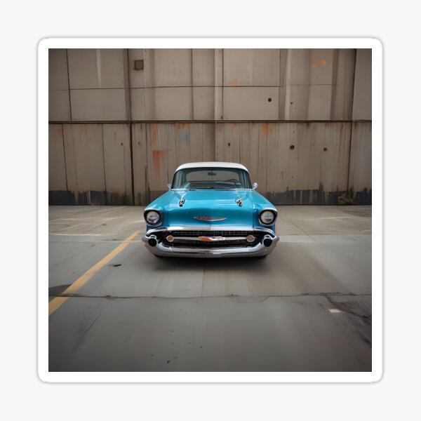 "57 Chevy" Sticker for Sale by Nomad-Maynard | Redbubble