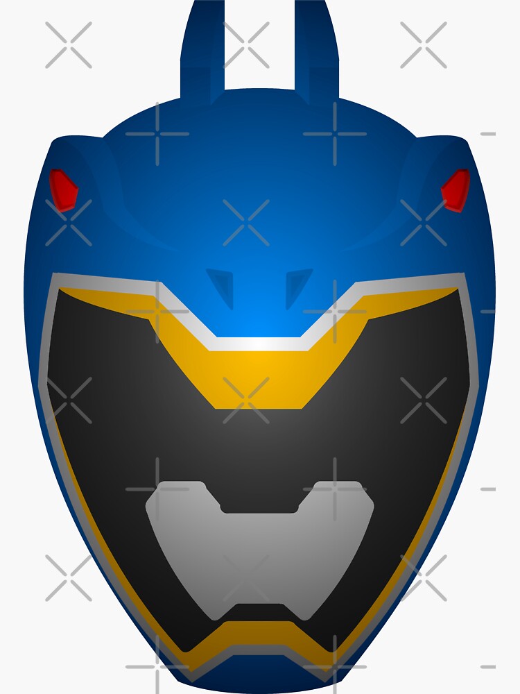 "Power Rangers Dino Charge/Zyuden Sentai Kyoryuger - Blue" Sticker for ...