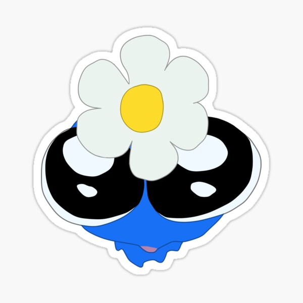 "Blue Pikmin Plead Blob Emoji Meme" Sticker for Sale by GardensStar ...