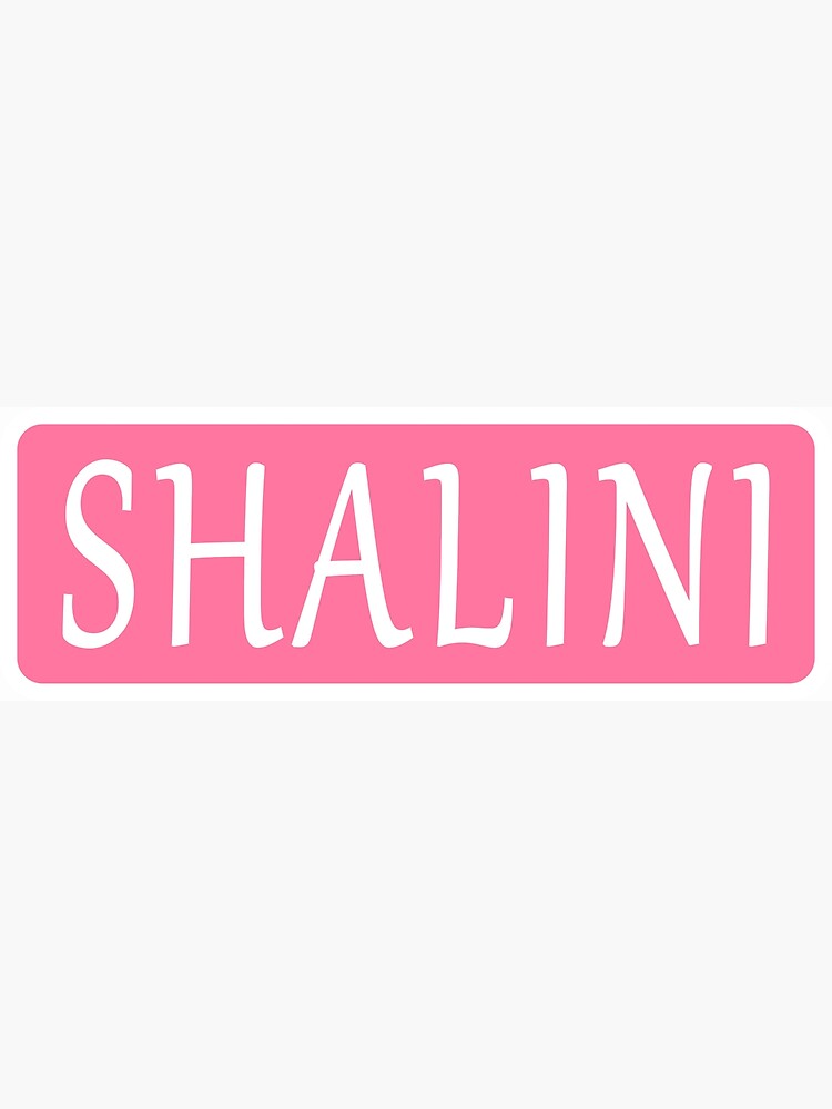 Shalini Name Logo