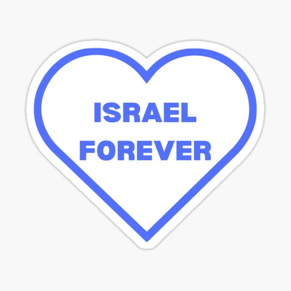 "Israel Forever" Sticker for Sale by SunshineFashion | Redbubble