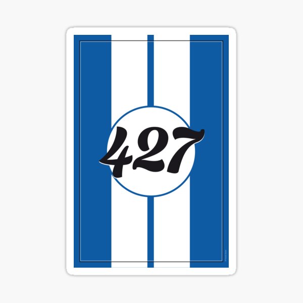 "Cobra 427 Racing Design" Sticker for Sale by theodordecker | Redbubble