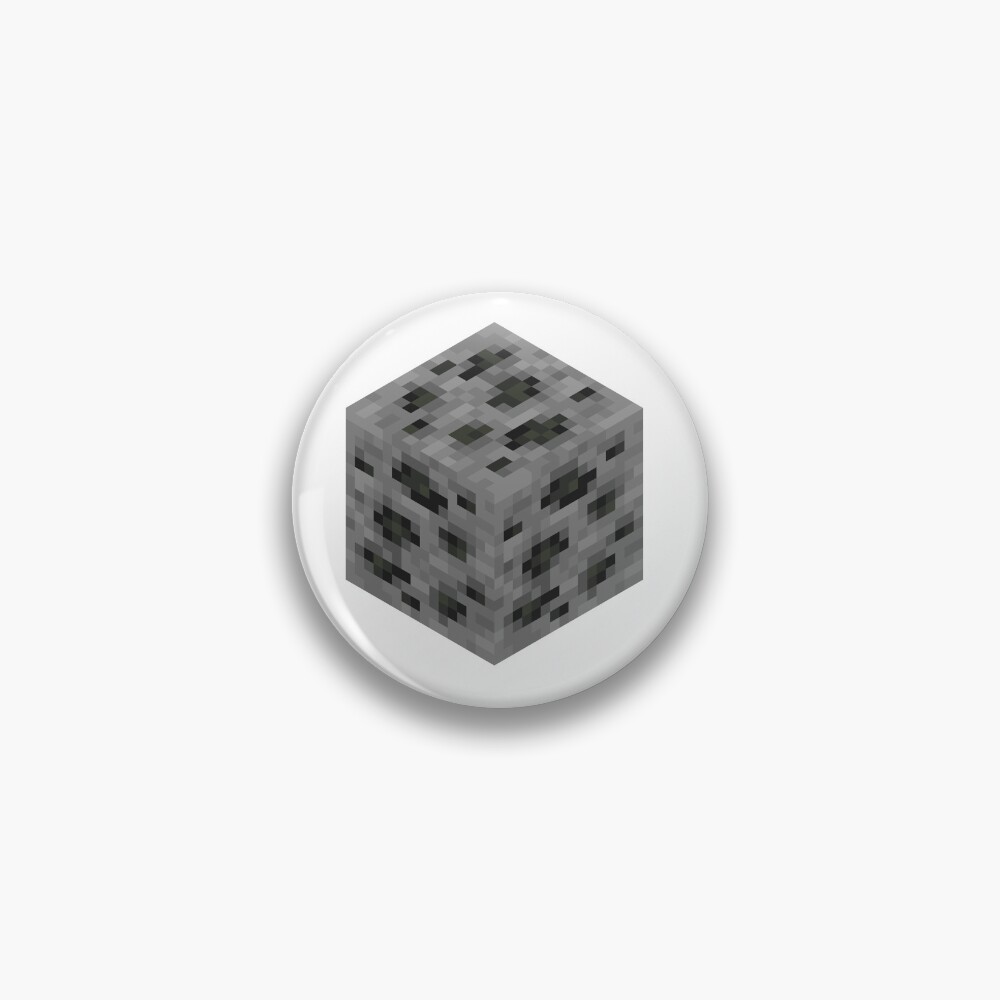 "Coal Ore Minecraft Block Icon" Sticker for Sale by Darcekar | Redbubble
