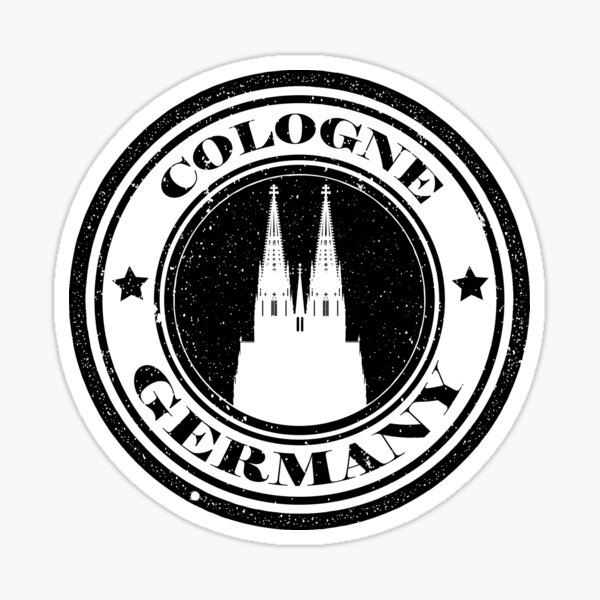 "Cologne logo black" Sticker for Sale by mikeranger | Redbubble