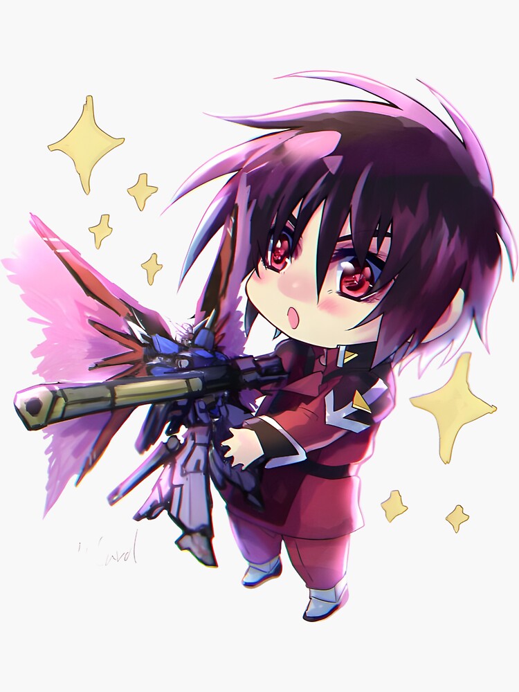 "Mobile Suit Gundam SEED Destiny - Chibi Shinn Asuka" Sticker for Sale ...