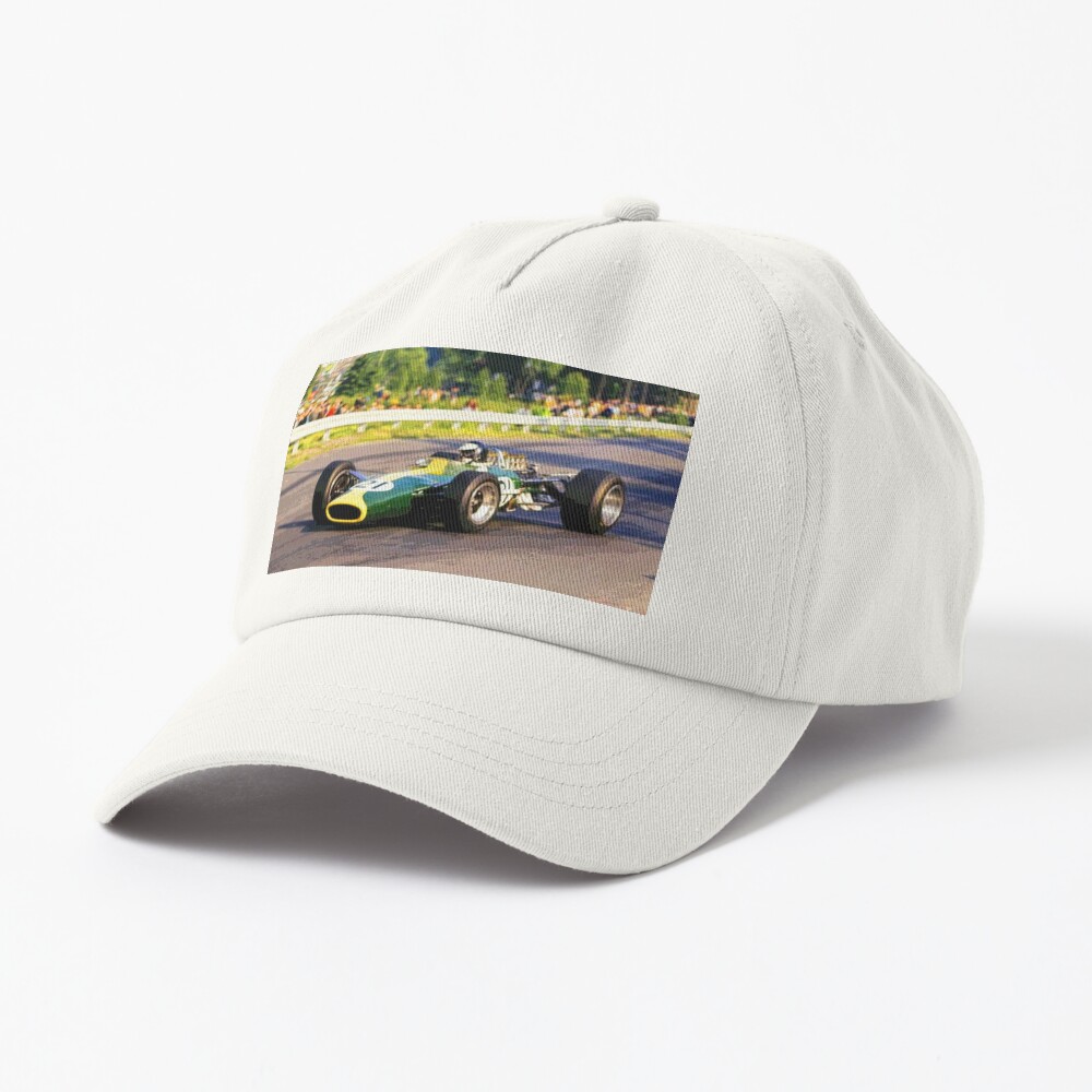 "Jim Clark racing his 1967 F1 racecar during the Belgian Grand Prix ...