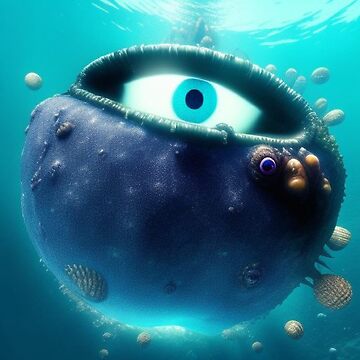 "The Bloop" Sticker for Sale by EmeraldIckis | Redbubble