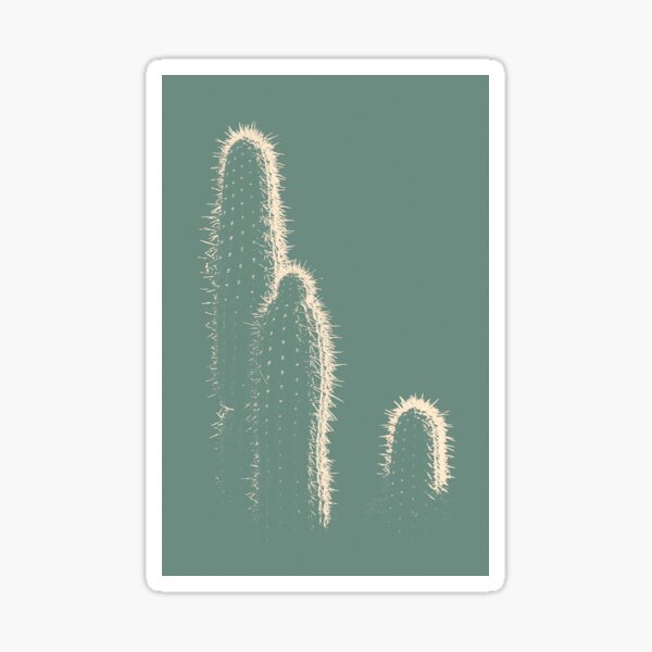 "Cacti" Sticker for Sale by OkopipiDesign | Redbubble