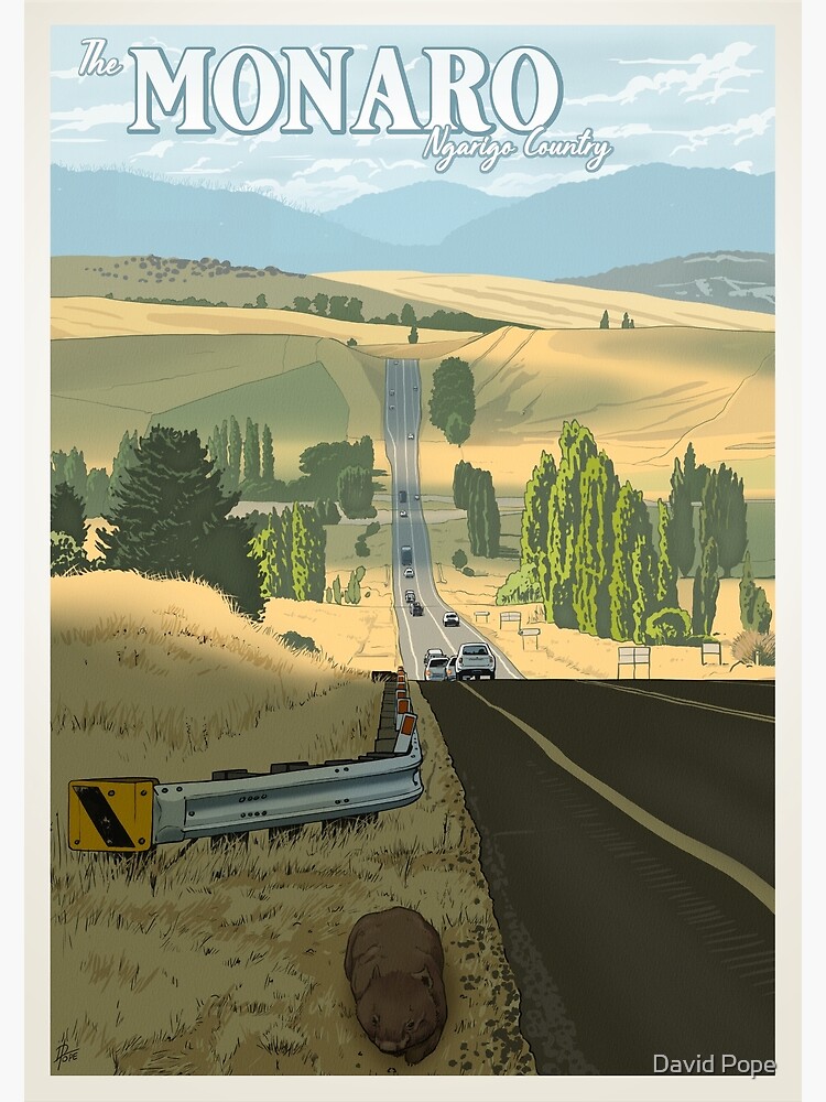 "The Monaro" Poster for Sale by David Pope | Redbubble