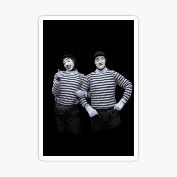 "Mime All Mime" Sticker for Sale by alabca | Redbubble