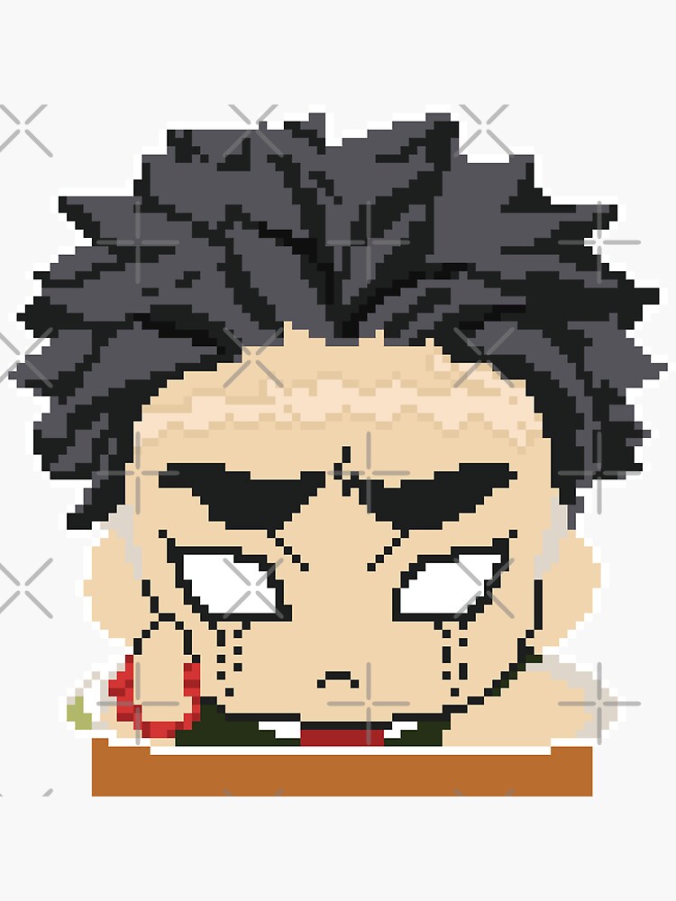 "Demon Slayer Stone Hashira Gyomei Himejima" Sticker for Sale by ...