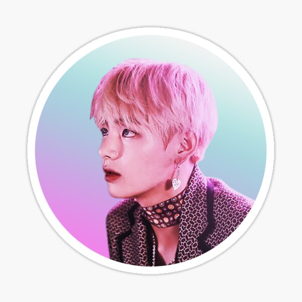 "BTS V" Sticker by shopnojams | Redbubble