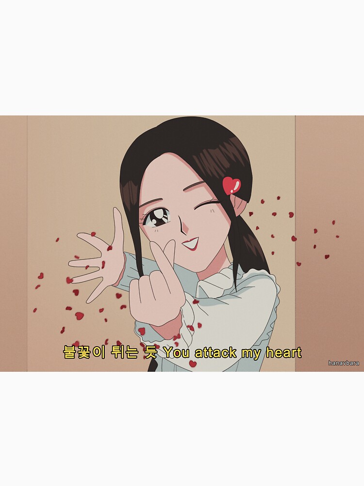 "LOONA Yves - Heart Attack 90's anime" T-shirt for Sale by hanavbara ...