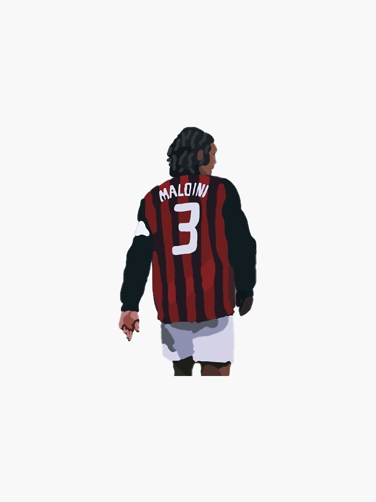 "Maldini" Sticker for Sale by Llack64 | Redbubble
