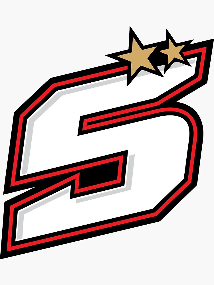 "Johann Zarco Race Number 5" Sticker for Sale by nugiarbantyo | Redbubble