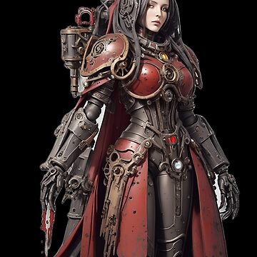 "Adeptus Mechanicus girl" Sticker for Sale by Dilwish5 | Redbubble