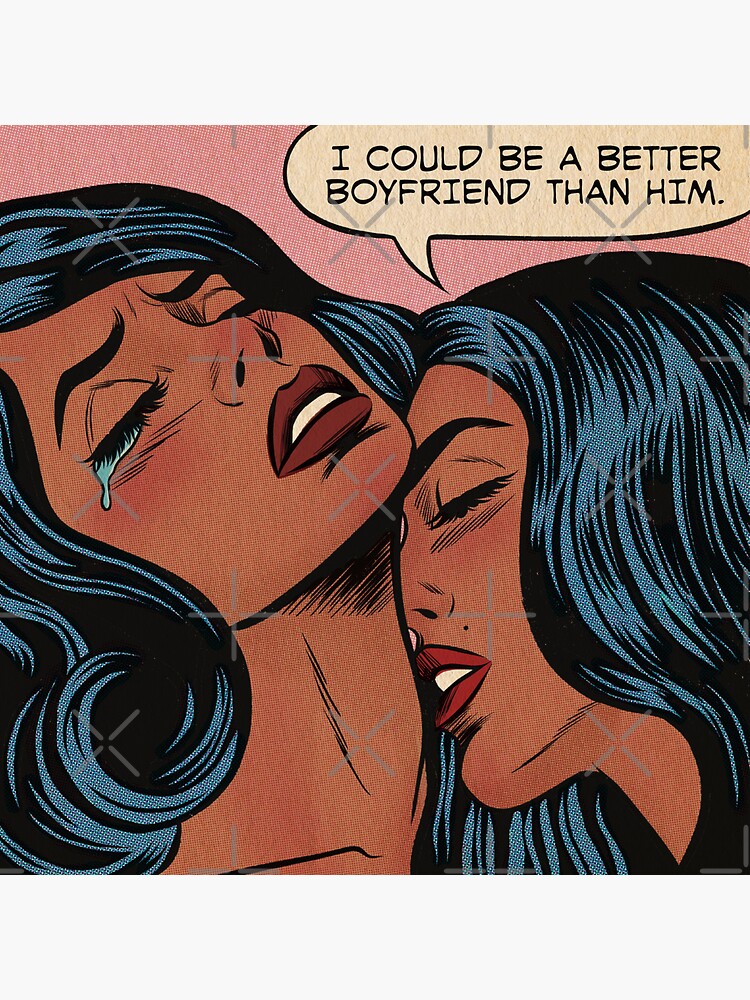 "Boyfriend" Sticker for Sale by Msbhaiive | Redbubble