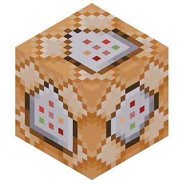 "Command Block Minecraft Block Icon" Sticker for Sale by Kubala Designs ...