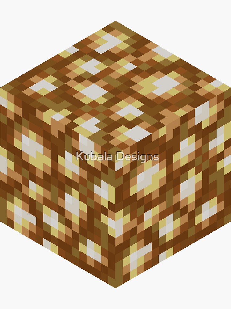 "Glowstone Block Minecraft Block Icon" Sticker for Sale by Darcekar ...