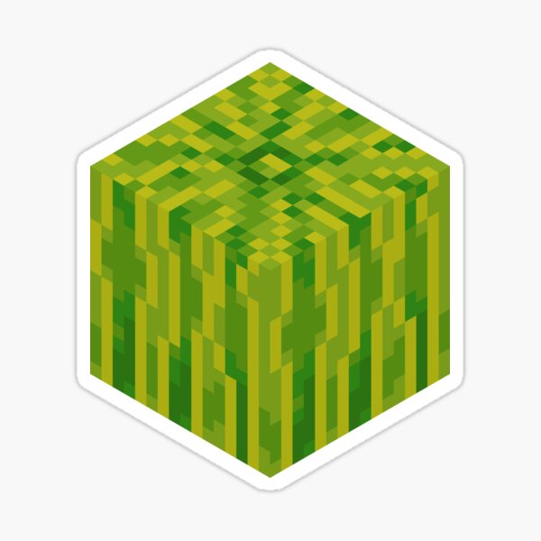 "Melon Block Minecraft Block Icon" Sticker for Sale by Kubala Designs ...
