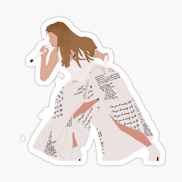 "Taylor Swift TTPD Eras Tour Draw" Sticker by ChloeSwift13 | Redbubble