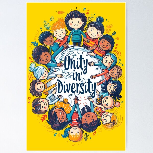 ""Unity in Diversity"" Poster for Sale by Artur Lipiński | Redbubble