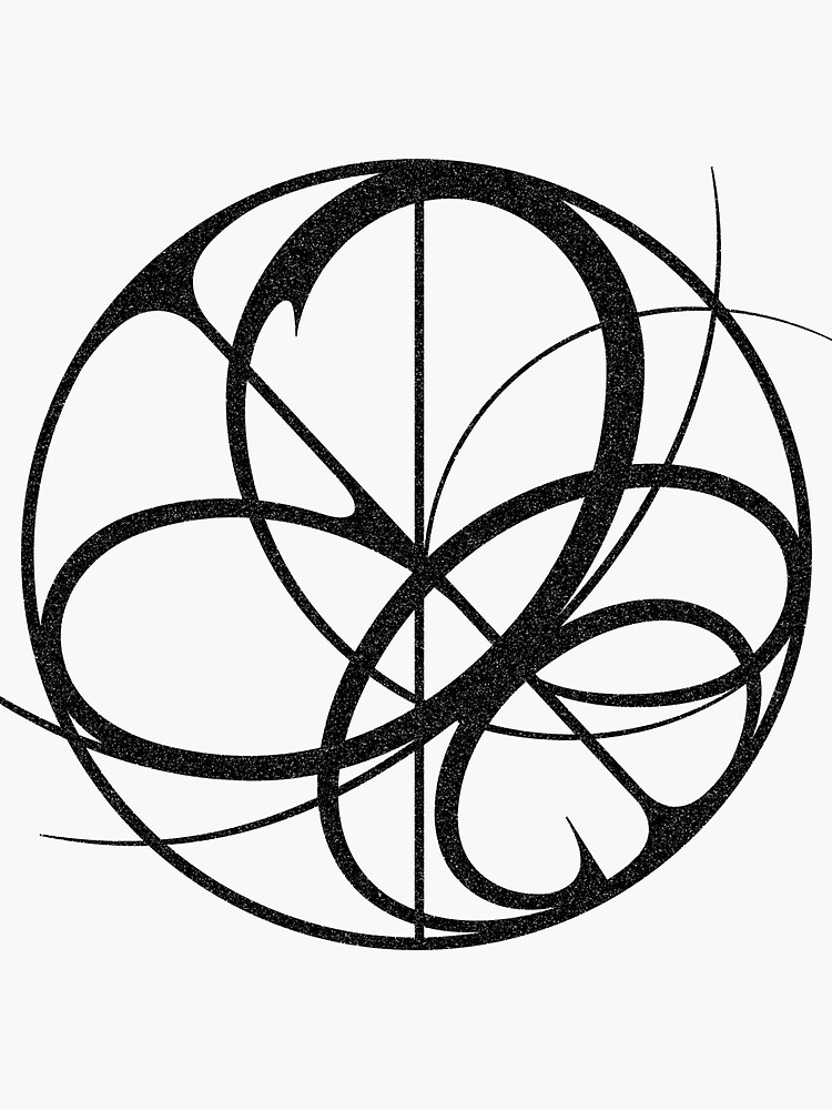 "aespa Armageddon logo" Sticker for Sale by lorienskz | Redbubble
