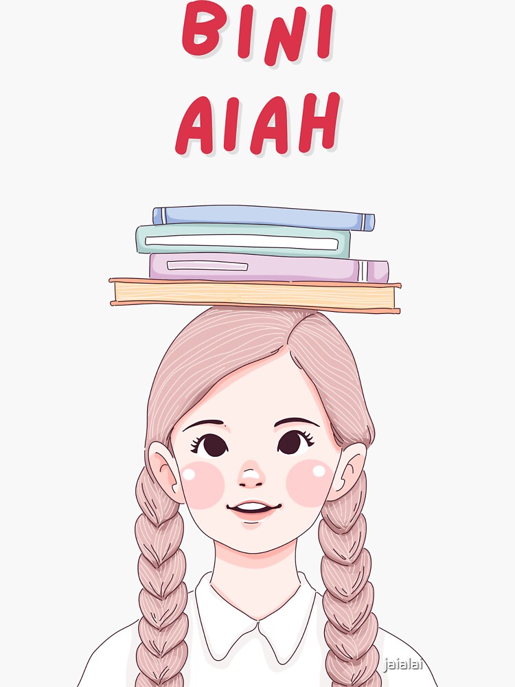 "BINI AIAH (fan art)" Sticker for Sale by jaialai | Redbubble