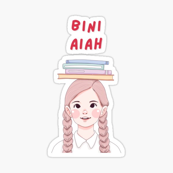 "BINI AIAH (fan art)" Sticker for Sale by jaialai | Redbubble