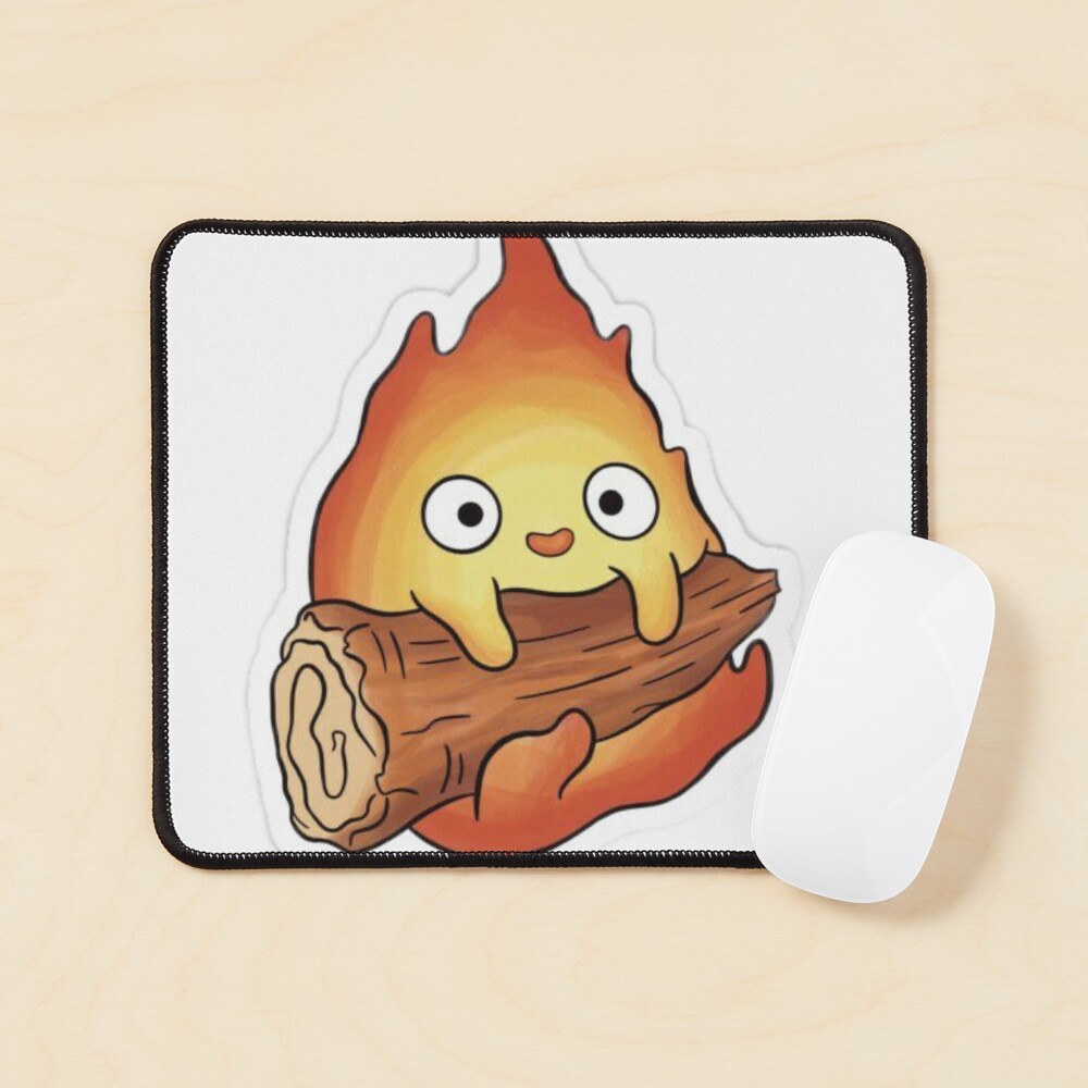 "Calcifer sticker" Sticker for Sale by Madison Creates | Redbubble