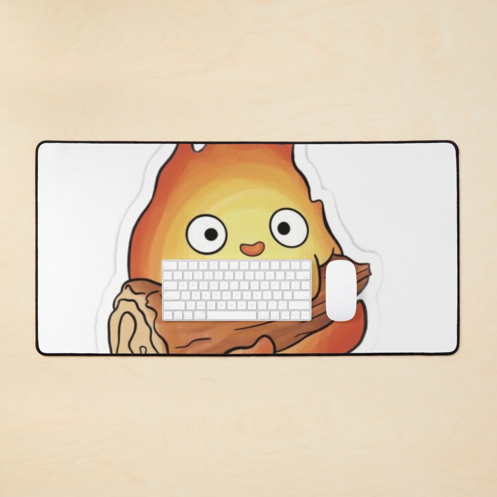 "Calcifer sticker" Sticker for Sale by Madison Creates | Redbubble