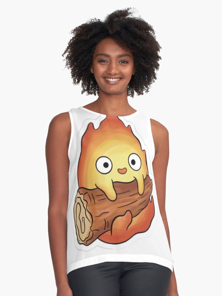 "Calcifer sticker" Sticker for Sale by Madison Creates | Redbubble