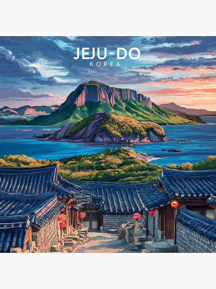 "Jeju-do,Korea" Sticker for Sale by jaksa429 | Redbubble