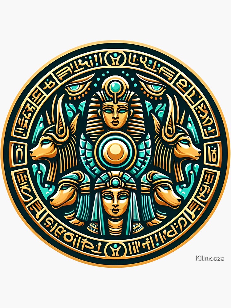 "Egyptian goddess token" Sticker by Killmooze | Redbubble