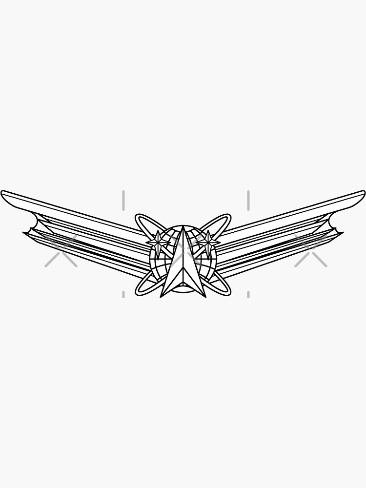 "US Army Space Badge Basic" Sticker for Sale by usofa | Redbubble