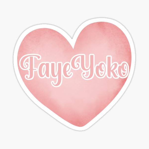 "FayeYoko Thai GL Blank the Series" Sticker for Sale by Item Geeks ...