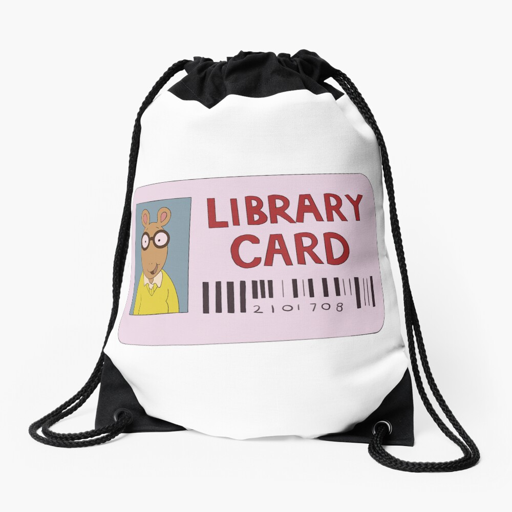 "Arthur Library Card" Sticker for Sale by cml-stickers | Redbubble