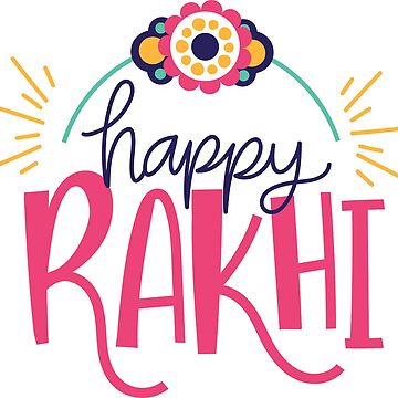 "raksha bandhan sticker happy rakhi " Sticker for Sale by ...