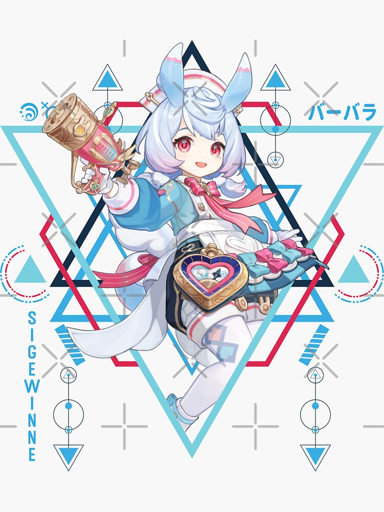 "Sigewinne | Genshin Impact" Sticker for Sale by B-love | Redbubble