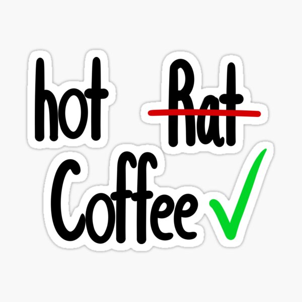 "Hot Coffee" Sticker for Sale by ShaeRaindrop | Redbubble