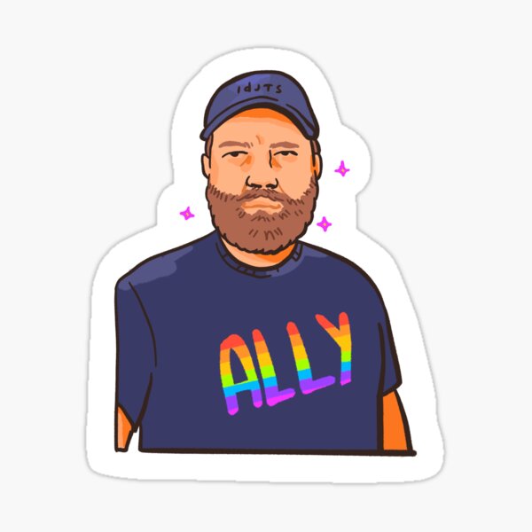 "ALLY Bobby/Jim Beaver" Sticker for Sale by arinthatkid | Redbubble