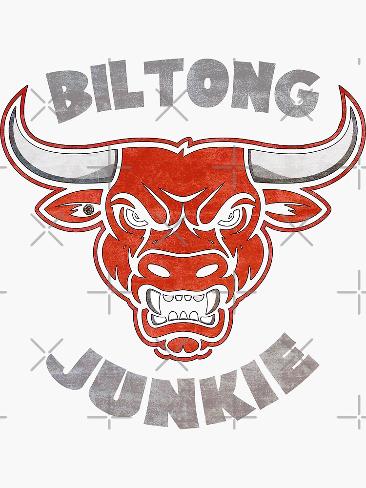 "South African Beef Biltong Addict Lover mk4 - Eye Voodoo" Sticker for ...