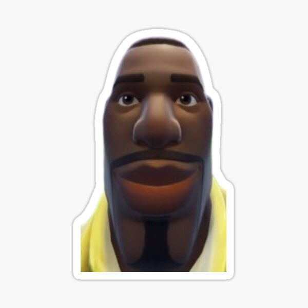 "Default skin meme" Sticker for Sale by Maguireart | Redbubble