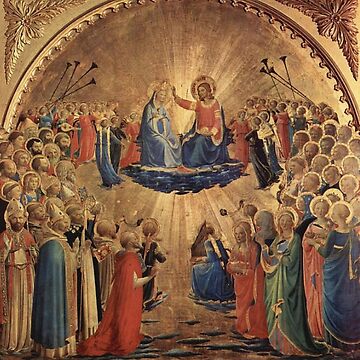 "Fra Angelico - Coronation of the Virgin " Sticker for Sale by IntwoYou ...