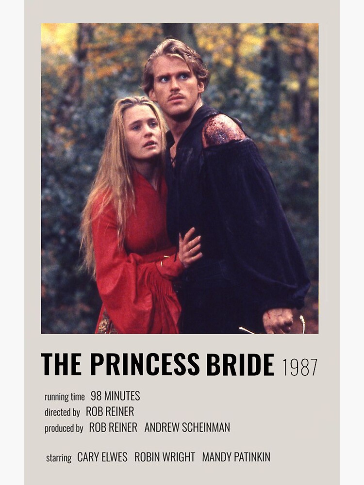 "The princess bride movie poster " Sticker for Sale by catriona-grace ...