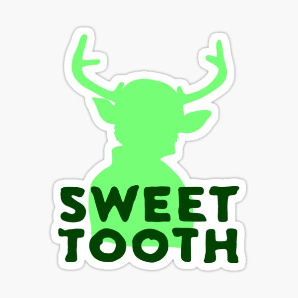 "sweet tooth" Sticker for Sale by ventumpluviam | Redbubble
