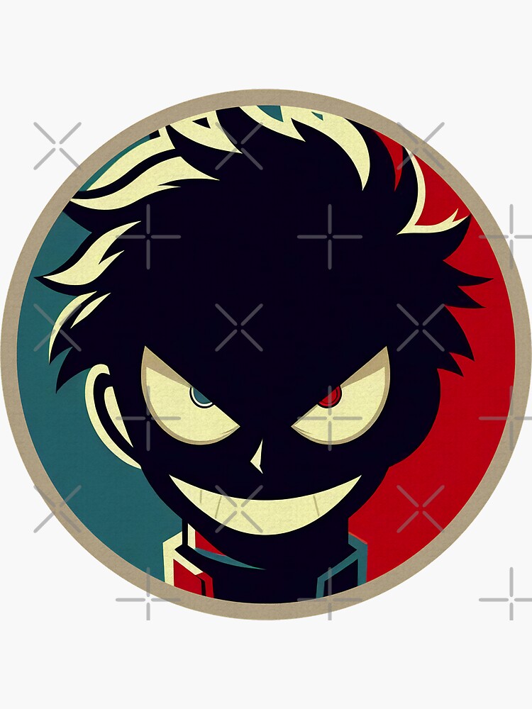 "Malevolent Anime Villain Illustration | Sinister Smile | Colorful ...