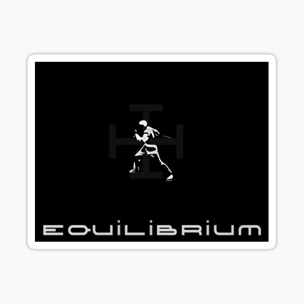 "Equilibrium" Sticker for Sale by Filox | Redbubble