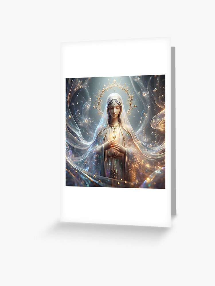 "Our Blessed Virgin Mary" Greeting Card for Sale by ki-mer-a | Redbubble